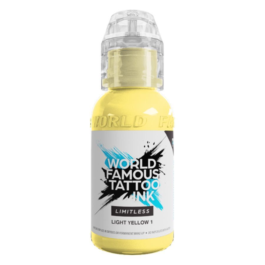Inchiostro Tatuaggio World Famous Ink Limitless Light Yellow 1 ...
