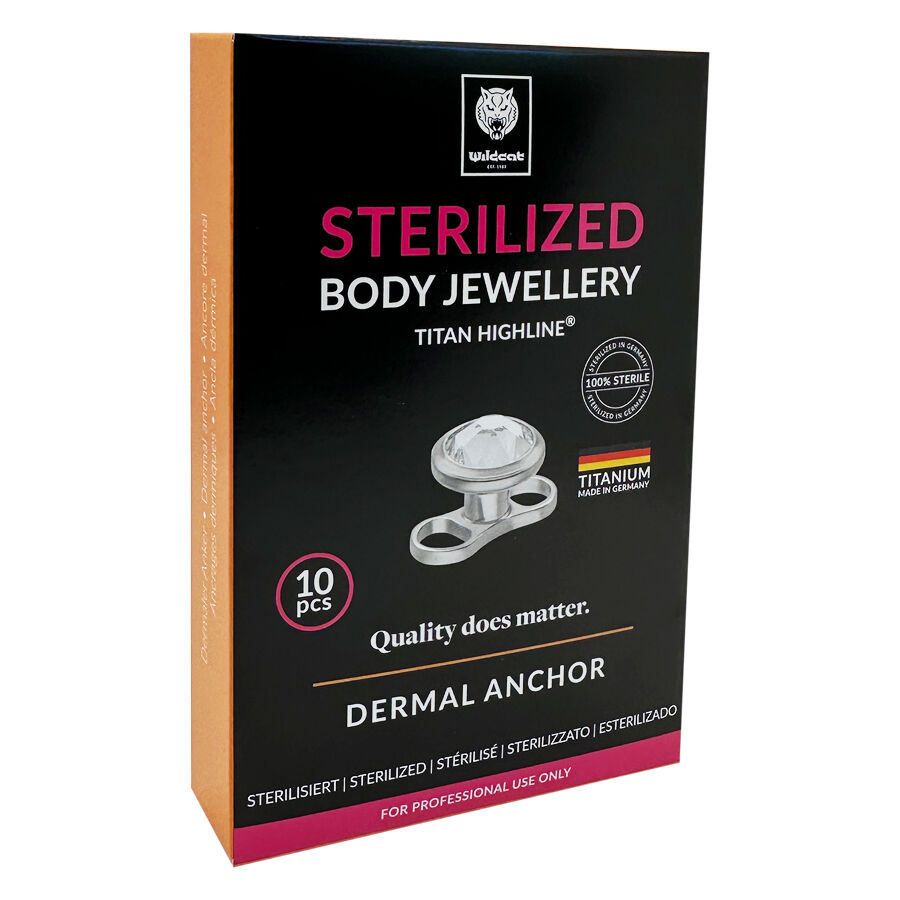 Sterilized Jewelled Dermal Anchor › Wildcat International